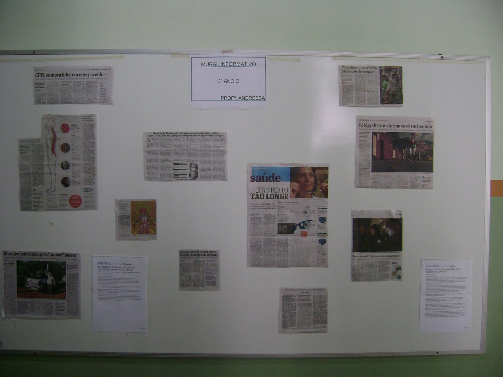 Painéis Educativos: Mural Informativo