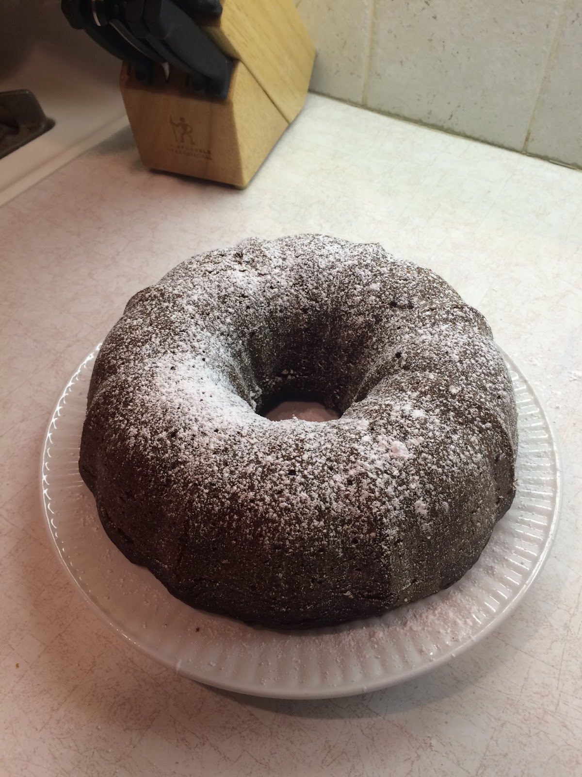 Knead Math?: Chocolate Zucchini Bundt Cake