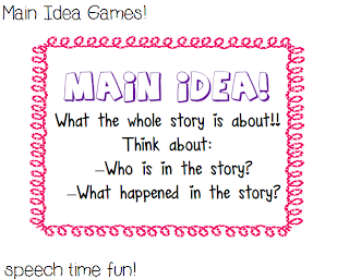 Reading Comprehension Stories: Main Idea Games!