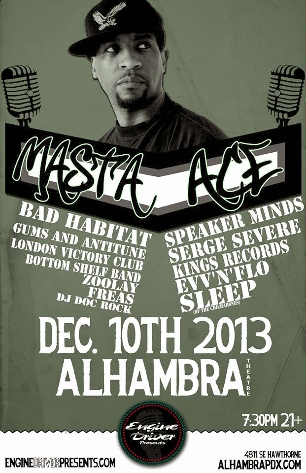 SERGE SEVERE: 2 shows this week: Dec 10th w/ Masta Ace, Dec 14th w ...