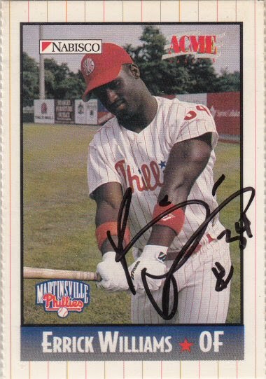 Ricky Williams Baseball