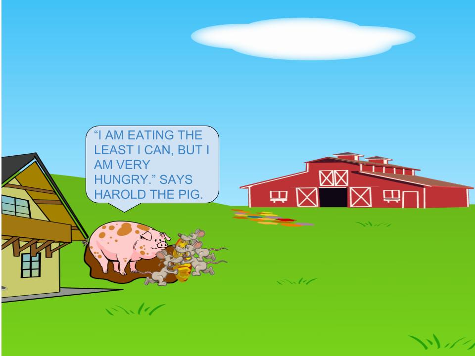 Children's Book Character (The Lamb of Life- Harold the Pig)