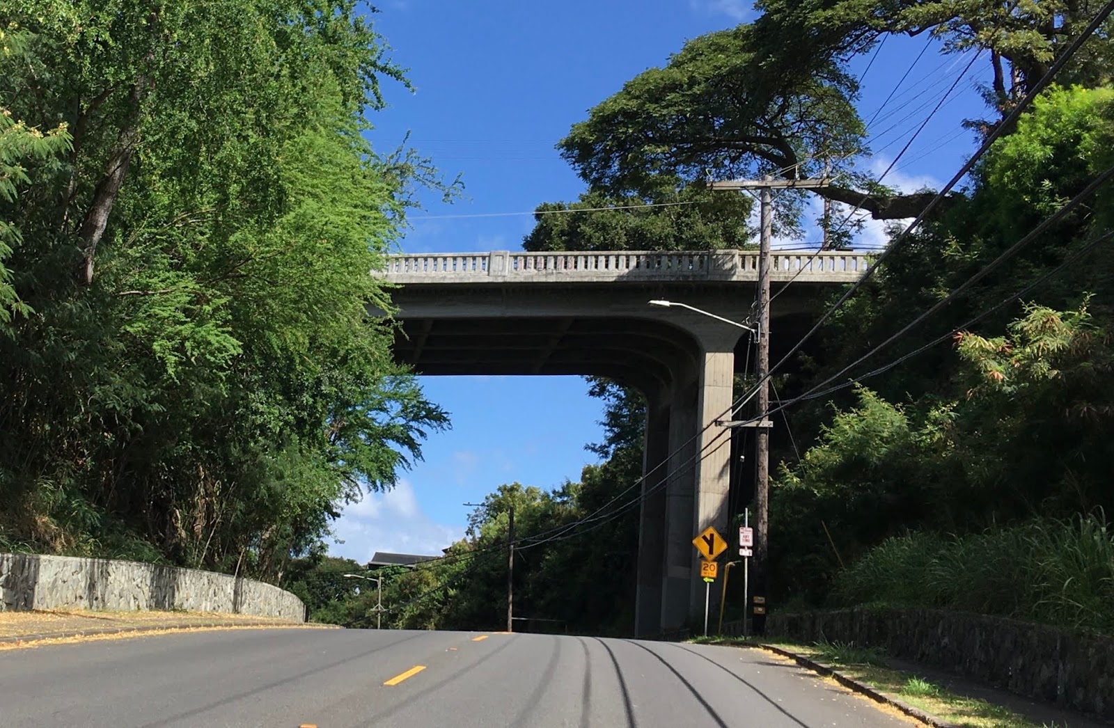 Majestic 1936 Puowaina Dr. bridge at Papakolea