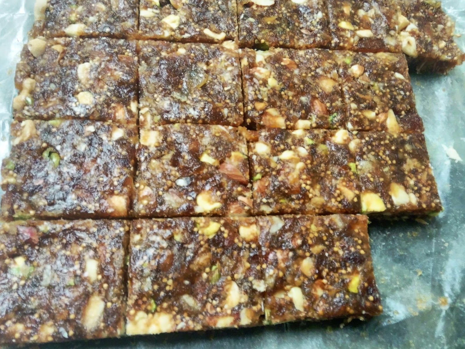 Cook...Serve..Relish!: Dry Fruits & Nuts Burfi (Sugar-free Healthy Snack)