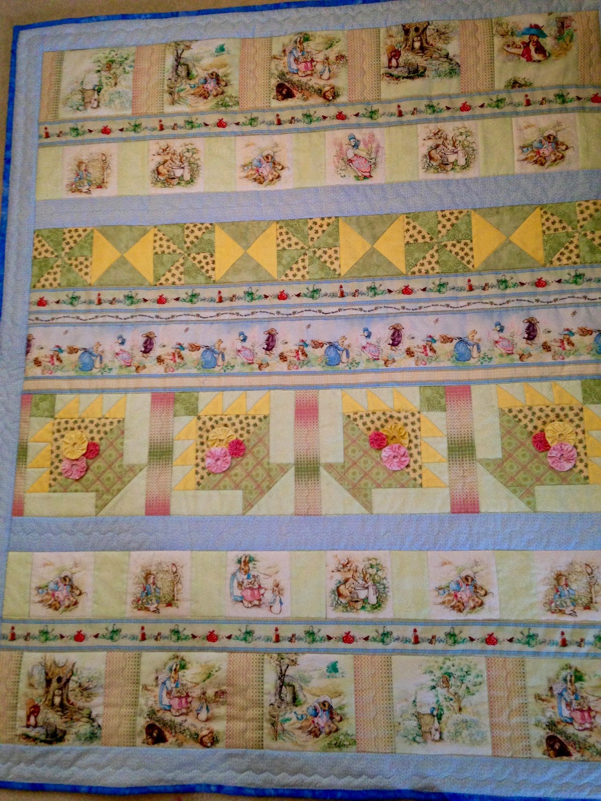 Piecemakers: Beatrix Potter Baby Quilt