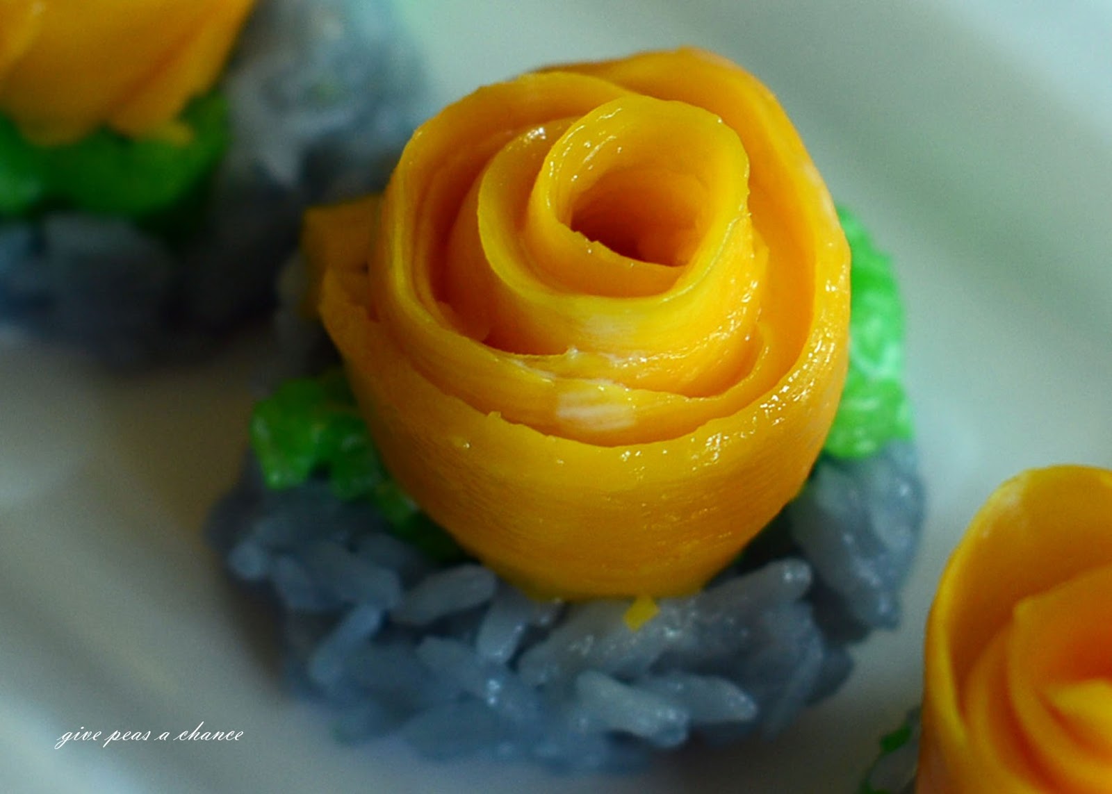 Give Peas a Chance: Coconut Sticky Rice With Mango (Pandan and ...