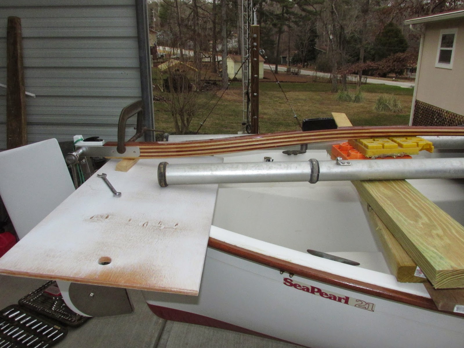 Seapearl Wanderer: A new rudder from Rudder Craft