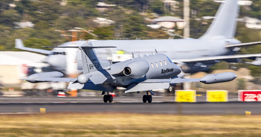 Central Queensland Plane Spotting: Raytheon Australia Learjet 35A ...