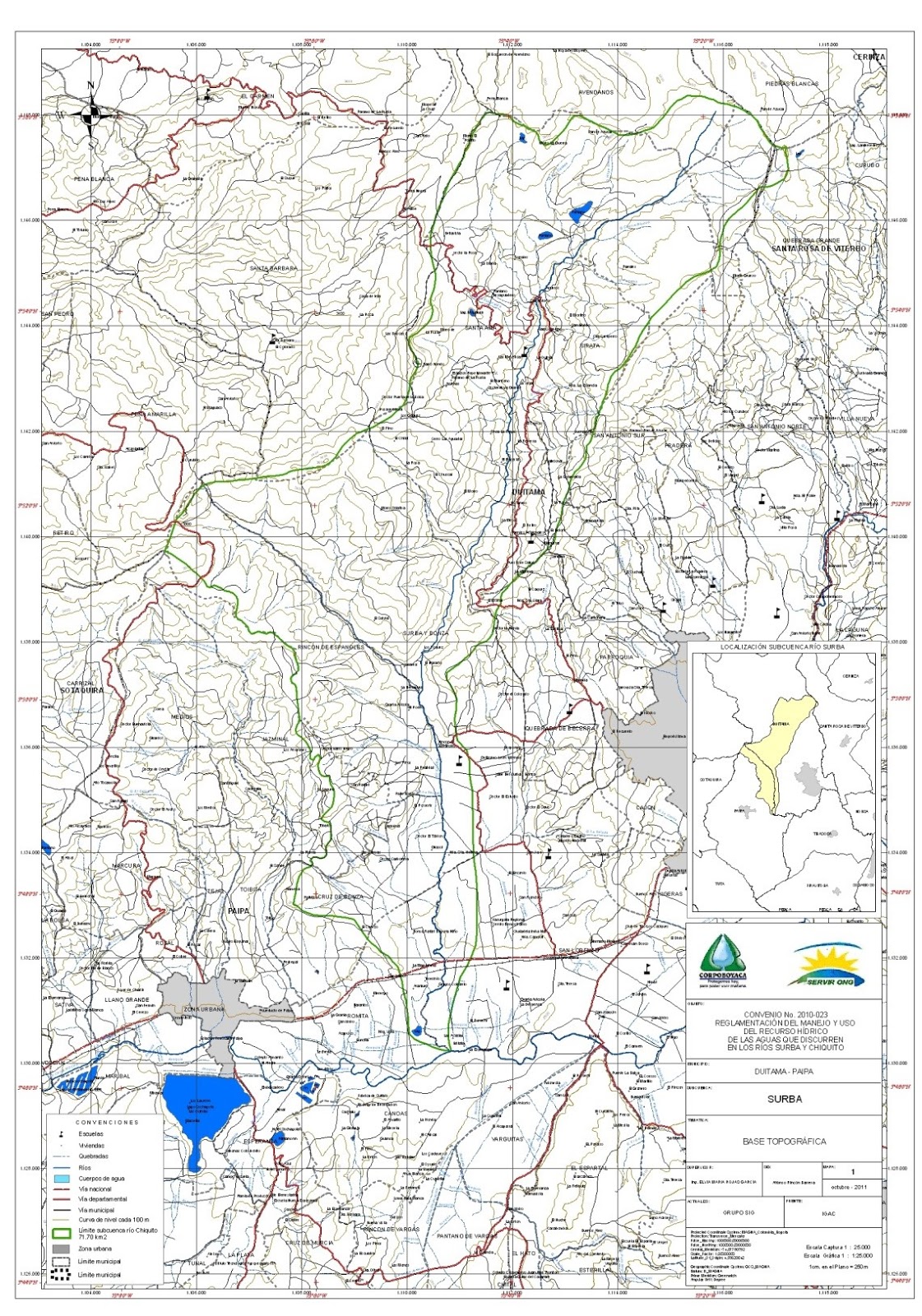 PROYECTO RECUPERACIÓN DEL RIO SURBA: DESCRIPCIÓN DEL AREA DEL PROYECTO