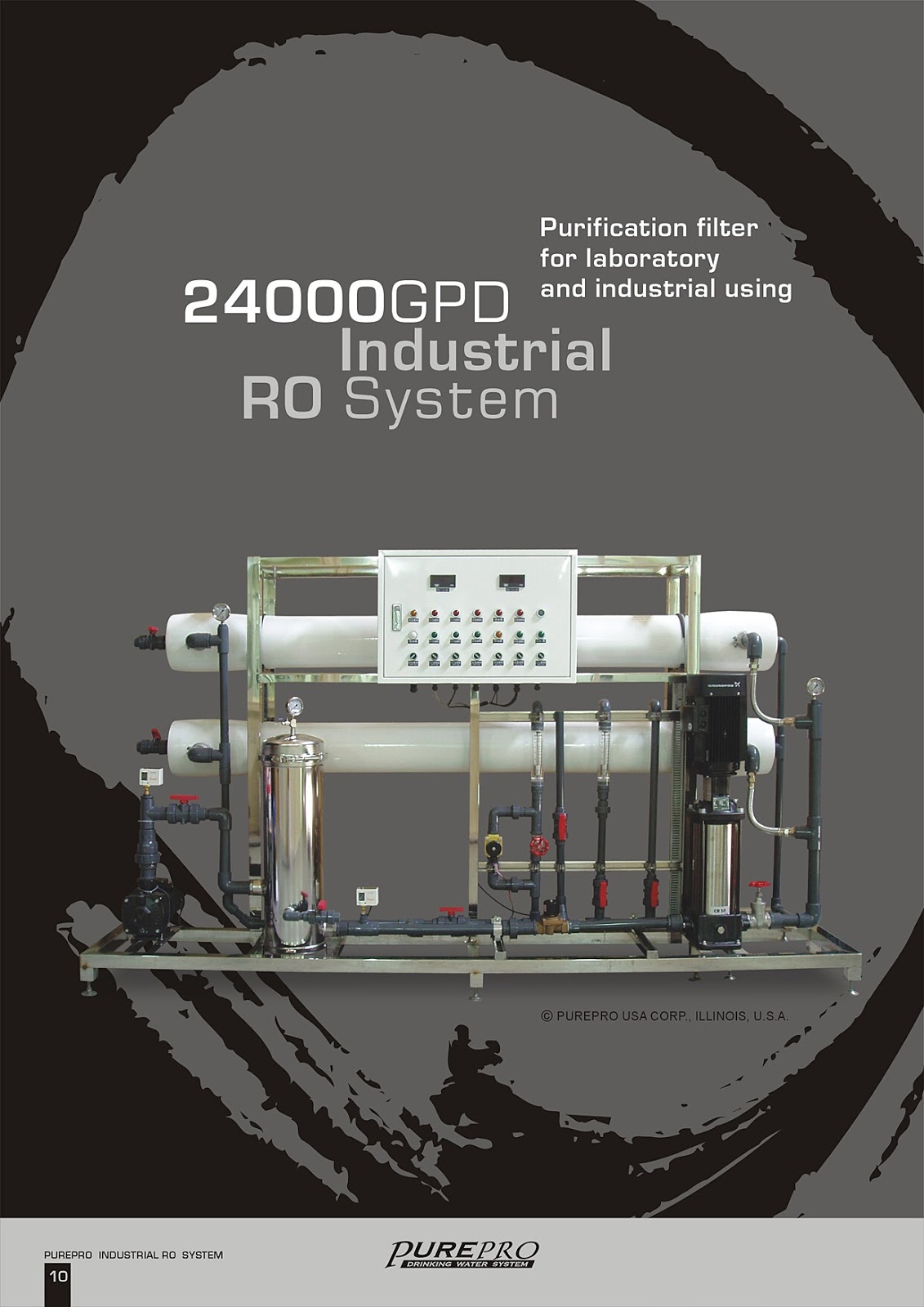 PurePro® RO24000 Industrial Reverse Osmosis Water Filter System