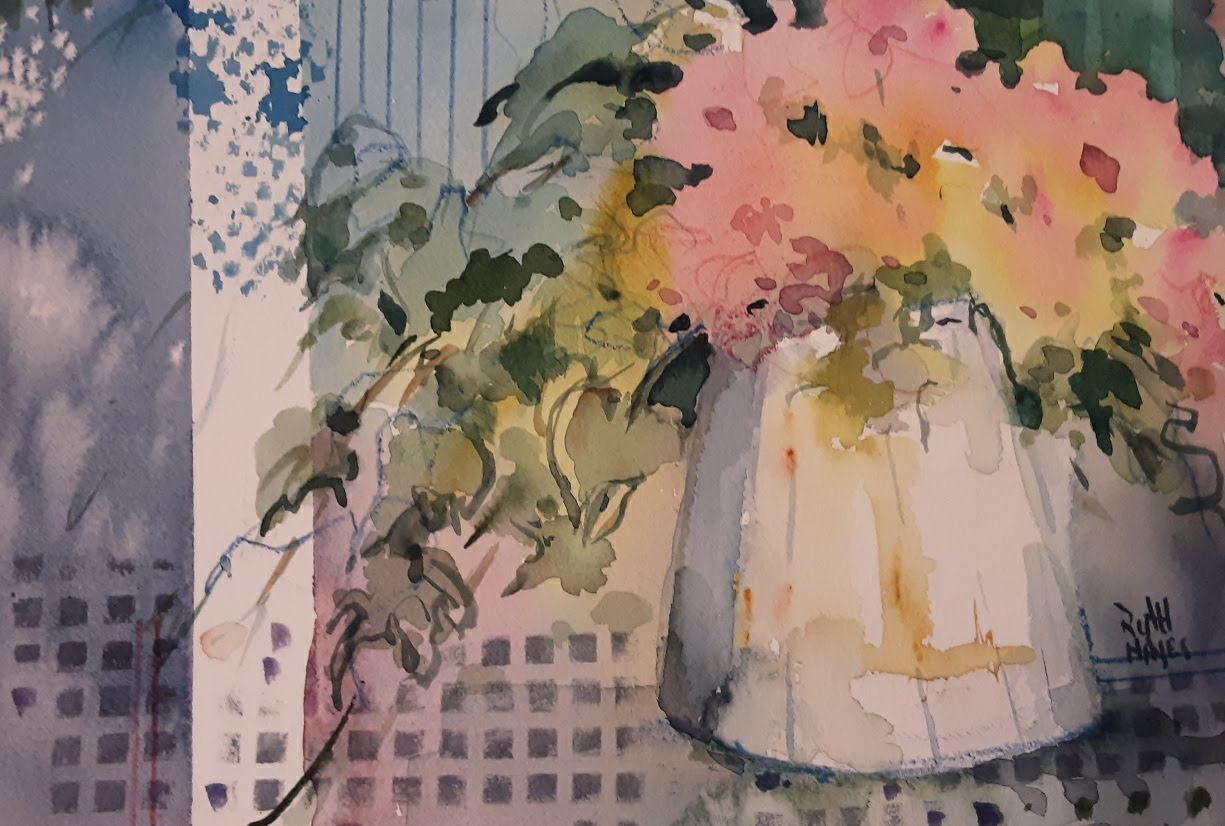 Ruth Hayes Shamanstree Watercolour