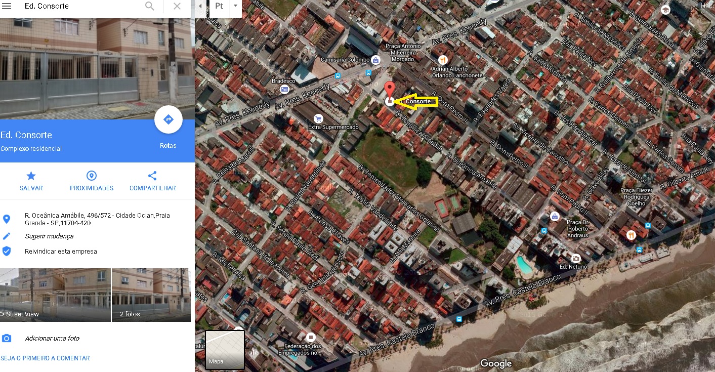 Apartamento para locação de temporada - Praia Grande/SP: LOCALIZAÇÃO