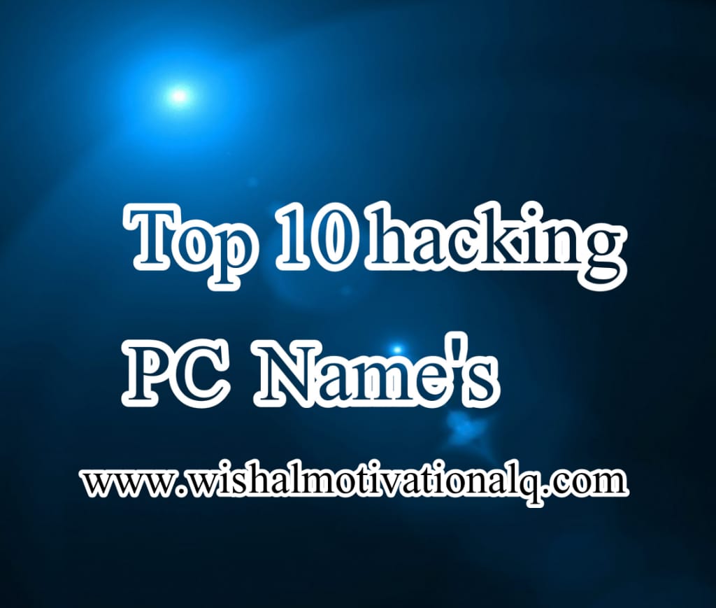 BOOK-WORLD: Top 10 hacking Pc names