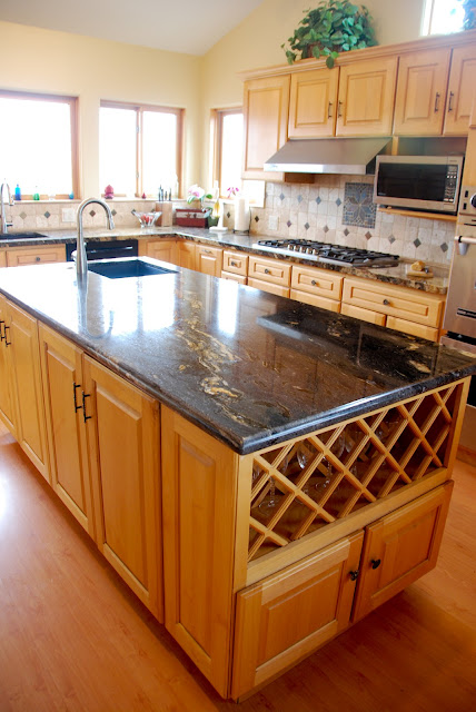 The Granite Gurus: Spectrus Granite Kitchen by MGS by Design