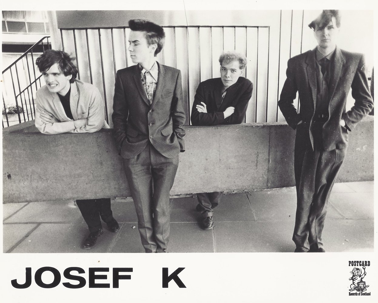 sound of young scotland: Josef K : Postcard Records promo pic