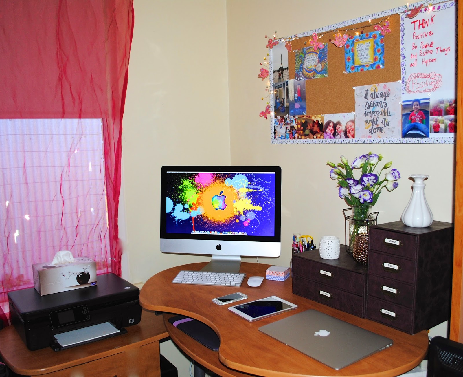A Portrait of L.O.V.E: Sabby's home office Mac setup