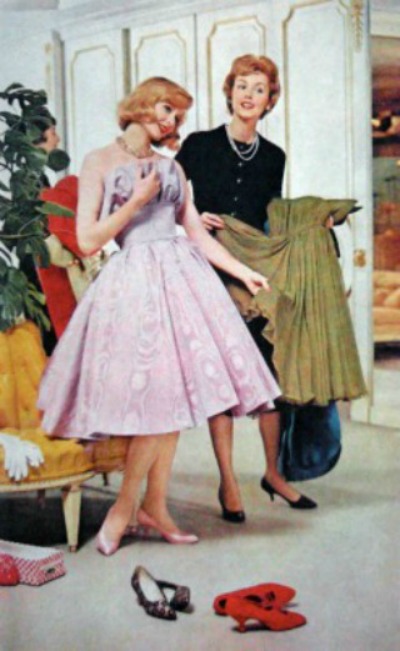 Living In Fifties Fashion: Special Occasion Dress From the Fifties