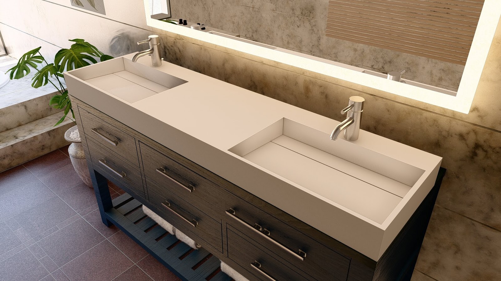 72 Bathroom Vanity Top Double Sink ~ Unique Kitchen