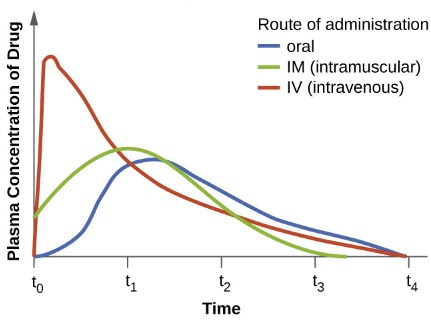 1. Absolute Bioavailability: When the drug is administered through the ...