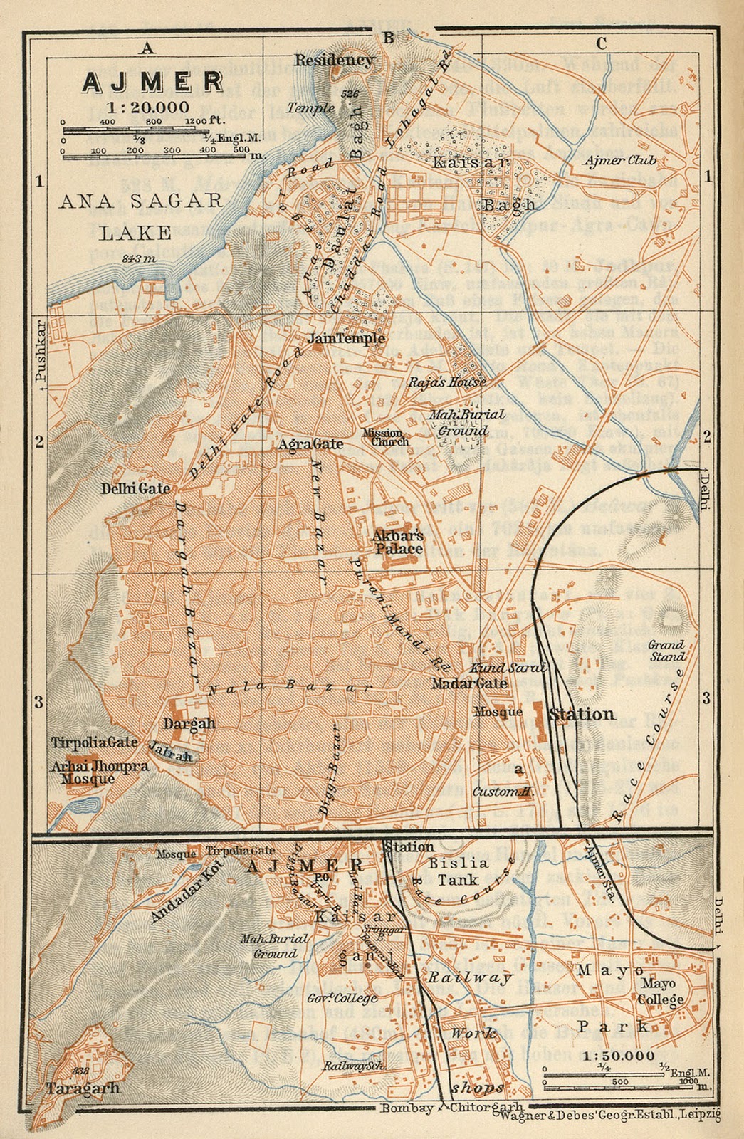 Mapping Resources For India: Baedeker's Maps 1914