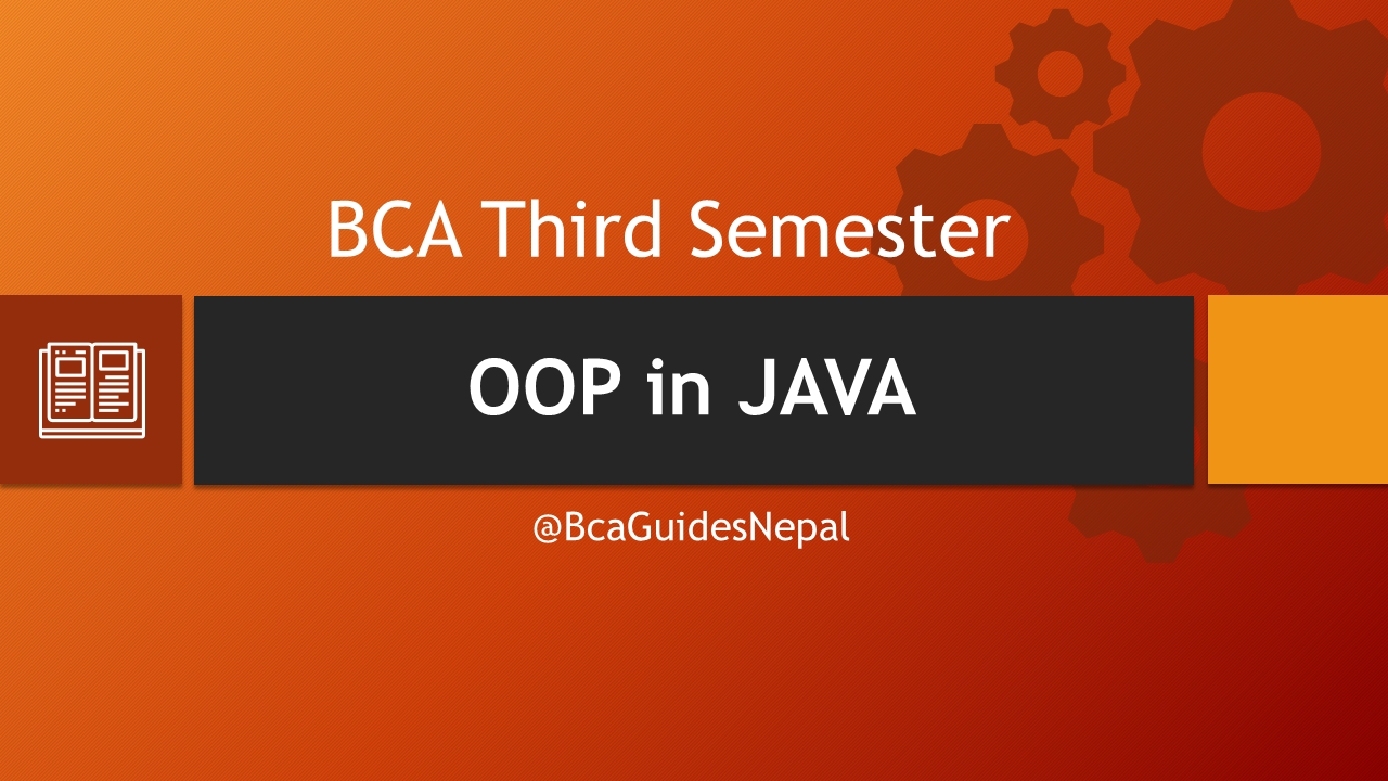 BCA TU OOP in Java Question Paper 2020 BCA TU OOP in Java Question Paper 2020