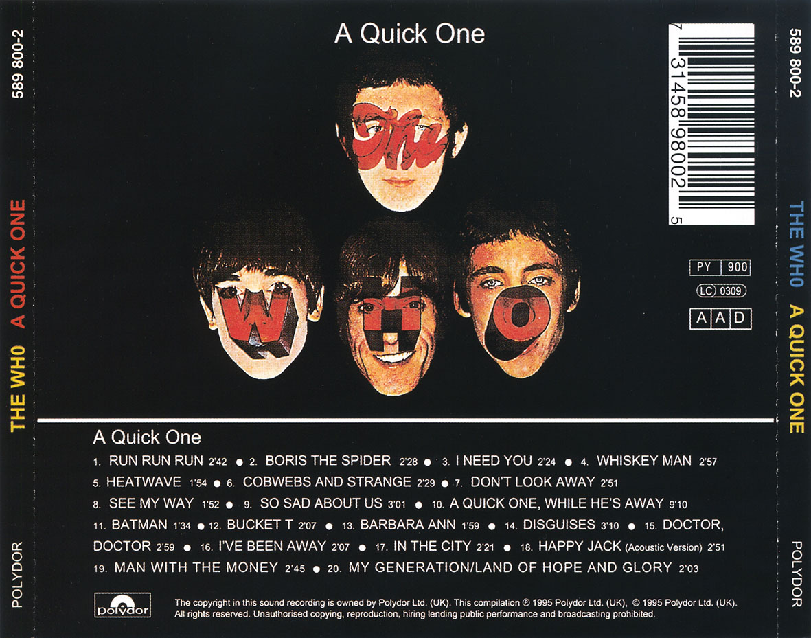 If the blog refuse to FLAC...: The Who - A Quick One (1995) - 1966 - FLAC