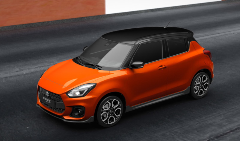Suzuki Swift Sport (2018 à 2023) - Couleurs, code peinture