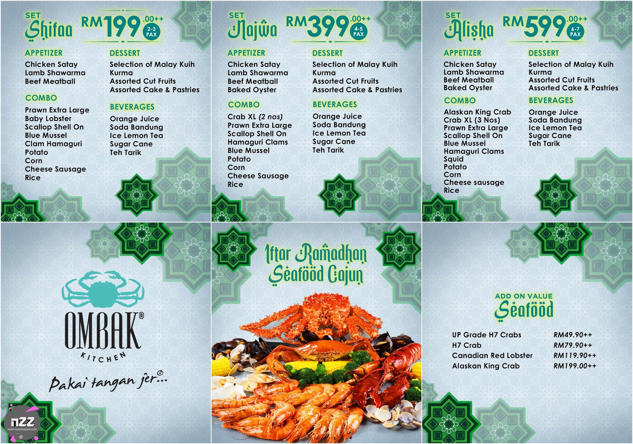 Berbuka Makan Shellout Sedap di Ombak Kitchen Bangsar