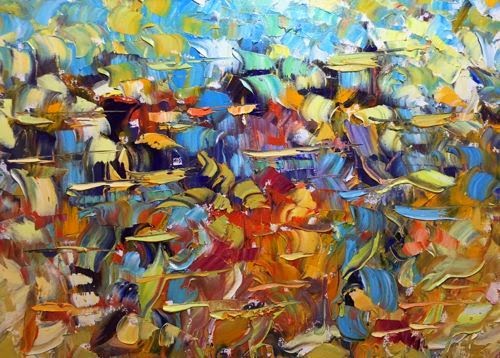 Daily Painters Abstract Gallery: Abstract Palette Knife Oil Painting ...