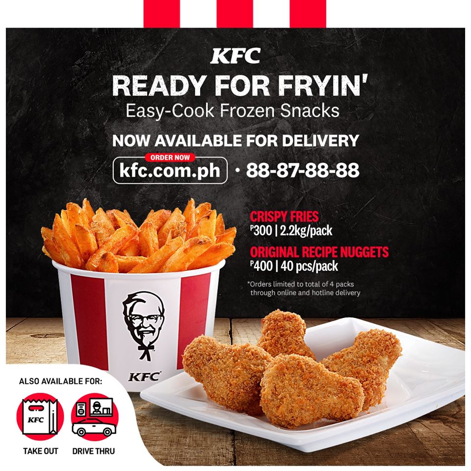 Manila Shopper: KFC Easy-Cook Frozen Snacks Ready for Fryin' now ...