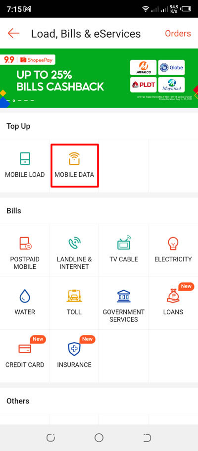 How to Load Globe Go50 Using ShopeePay only ₱45