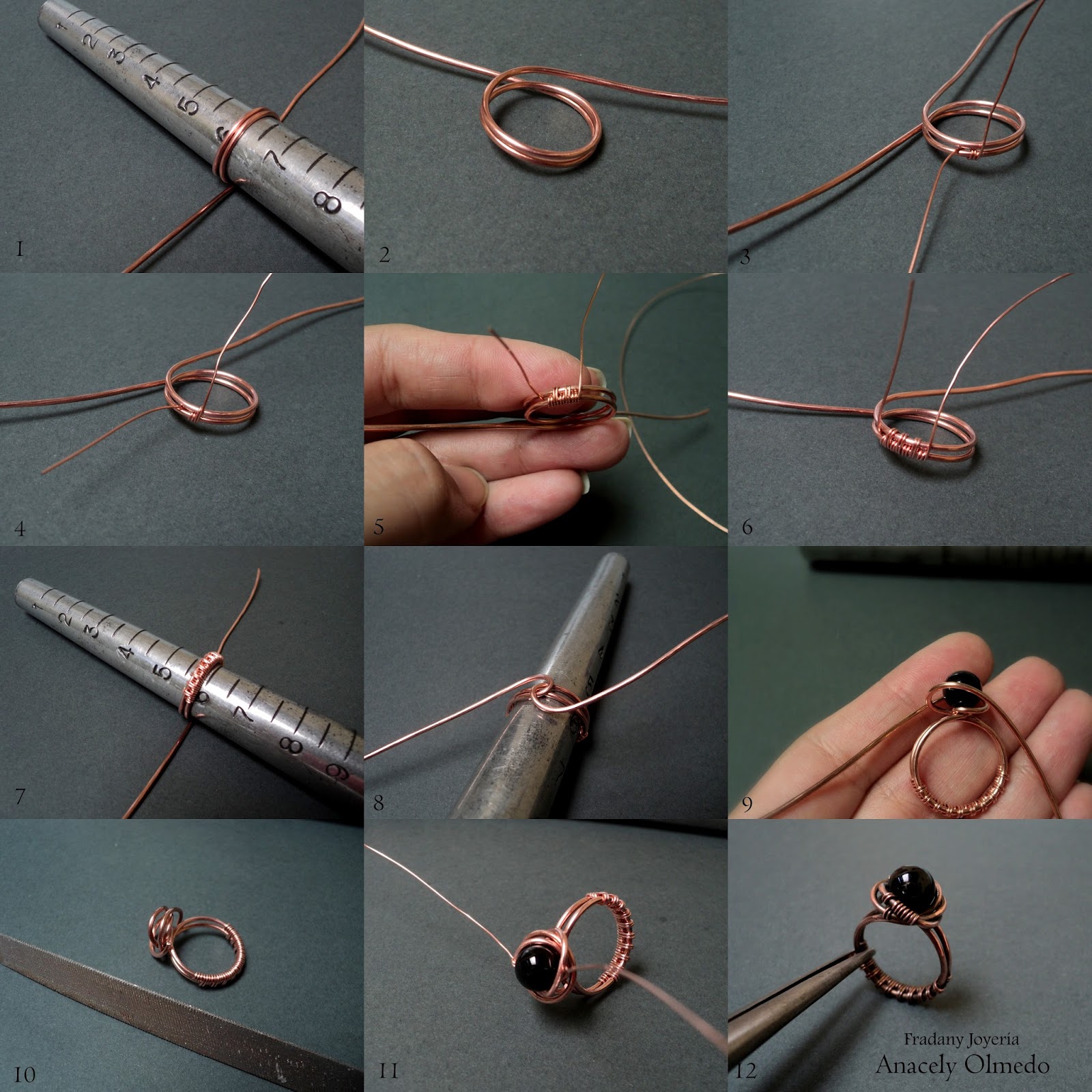 Fradany: Tutorial: Anillo básico - Alambrismo