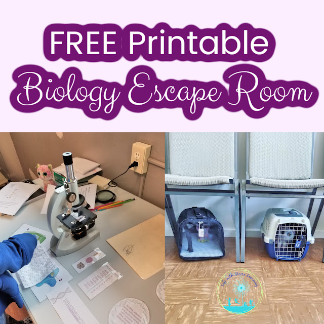 Review High School Biology with this Free Escape Room - Life with Moore ...