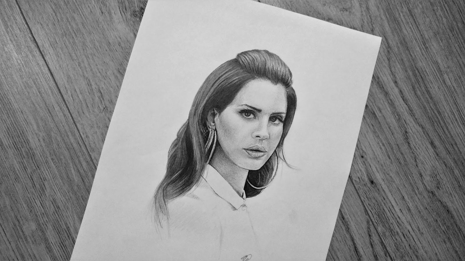 The Almighty Pencil - DRAWINGS: Pencil Sketch of Lana del Rey