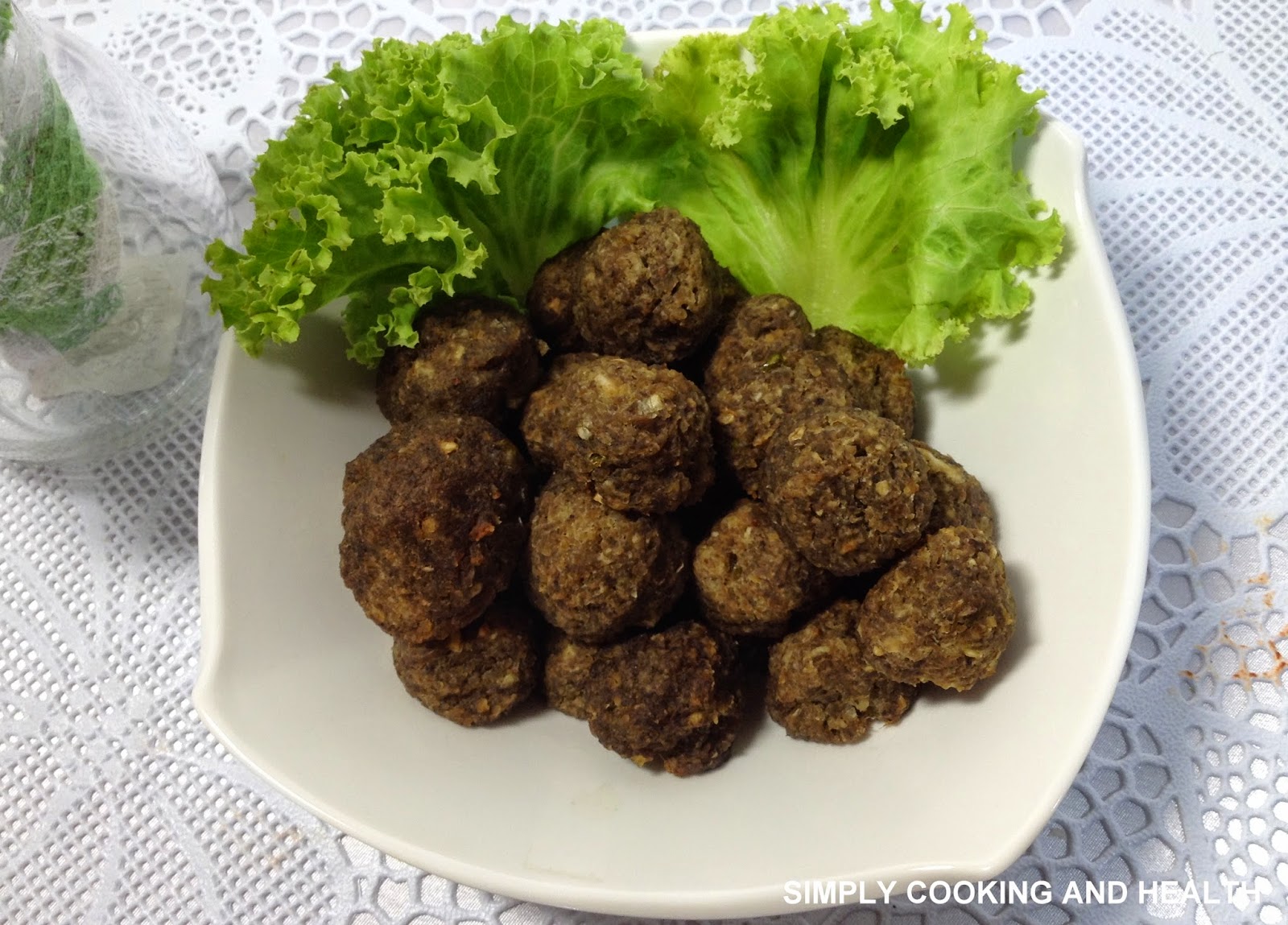 Simply Cooking and Health: Mushroom Balls (Fried and baked)