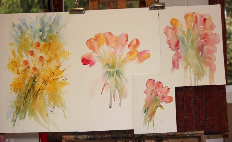 Watercolours With Life: Spring Inspiration 2018; Tulips in Watercolour
