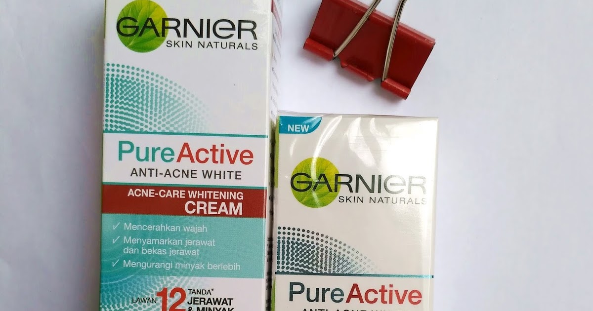 [REVIEW] Garnier Pure Active Acne-Care Whitening Cream