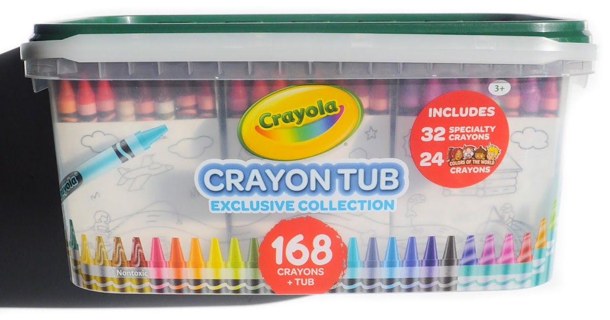 168 Crayola Crayon Tub Featuring Colors of the World Exclusive ...