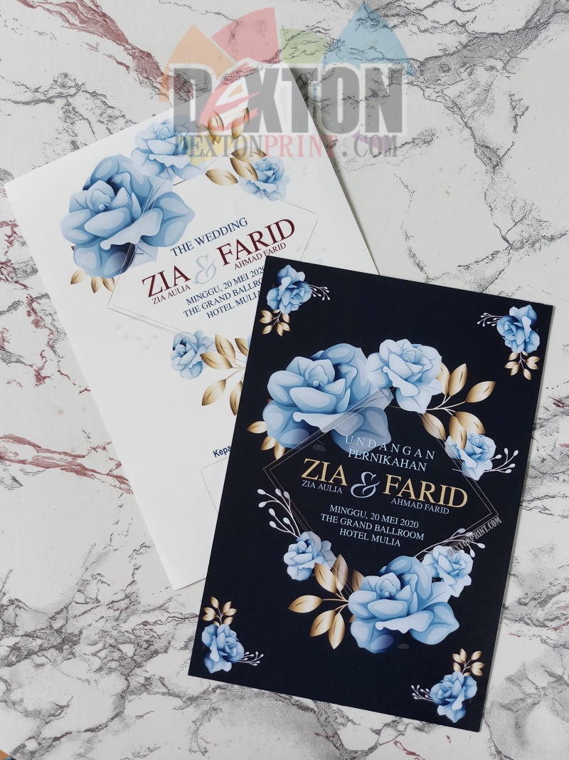 Undangan Pernikahan Softcover Custom Premium - Royal Rose