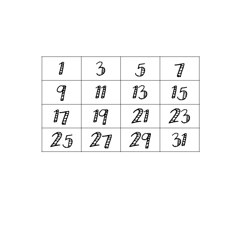 Confessions of a Frazzled Teacher: Friday Freebie - Magic Number Cards