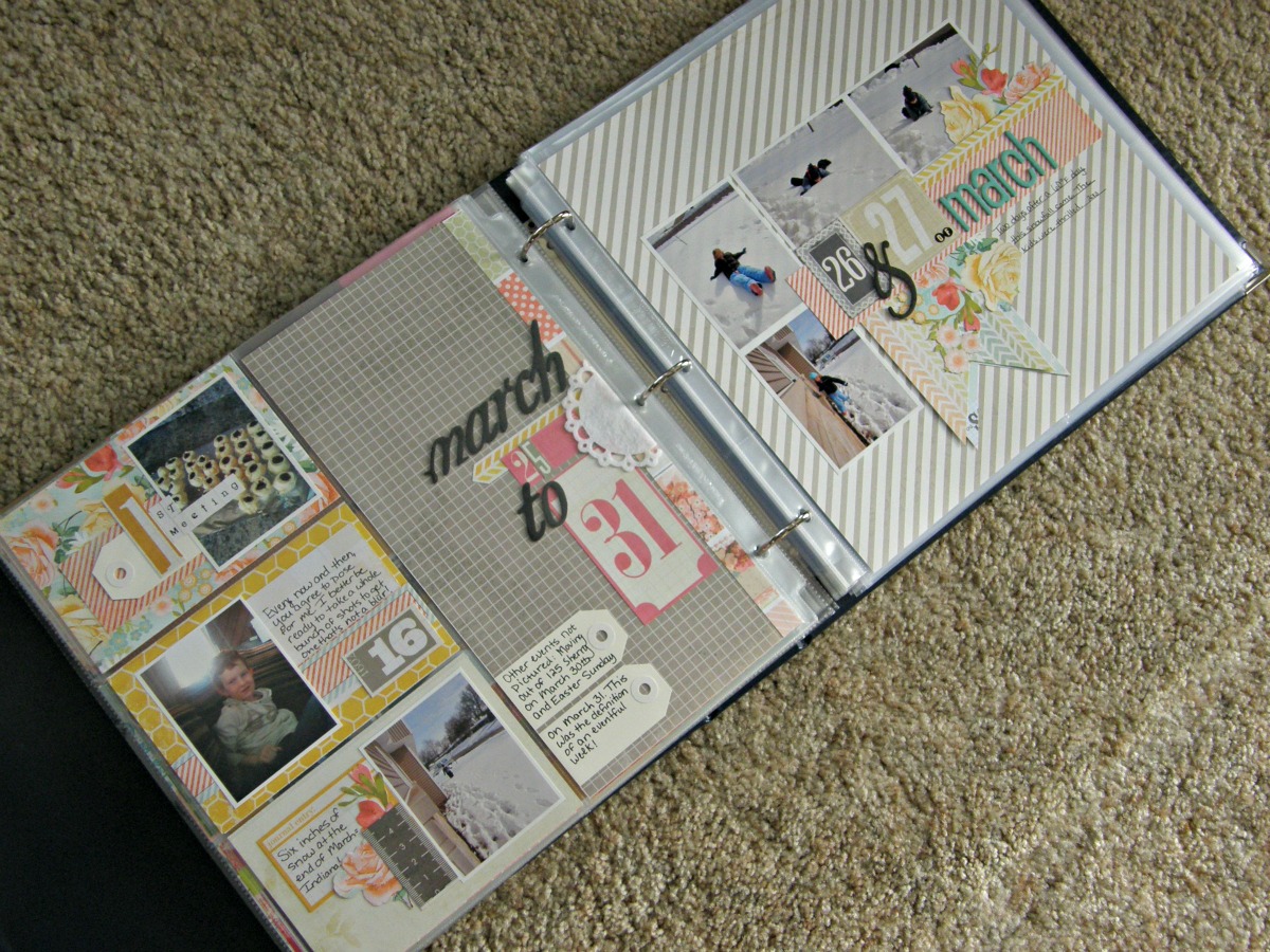 The Curtsey Boutique: Project Life Layout with Alyssa McGrew