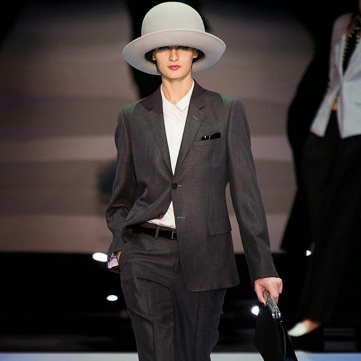 Emporio Armani Fall 2014 MFW | Cool Chic Style Fashion