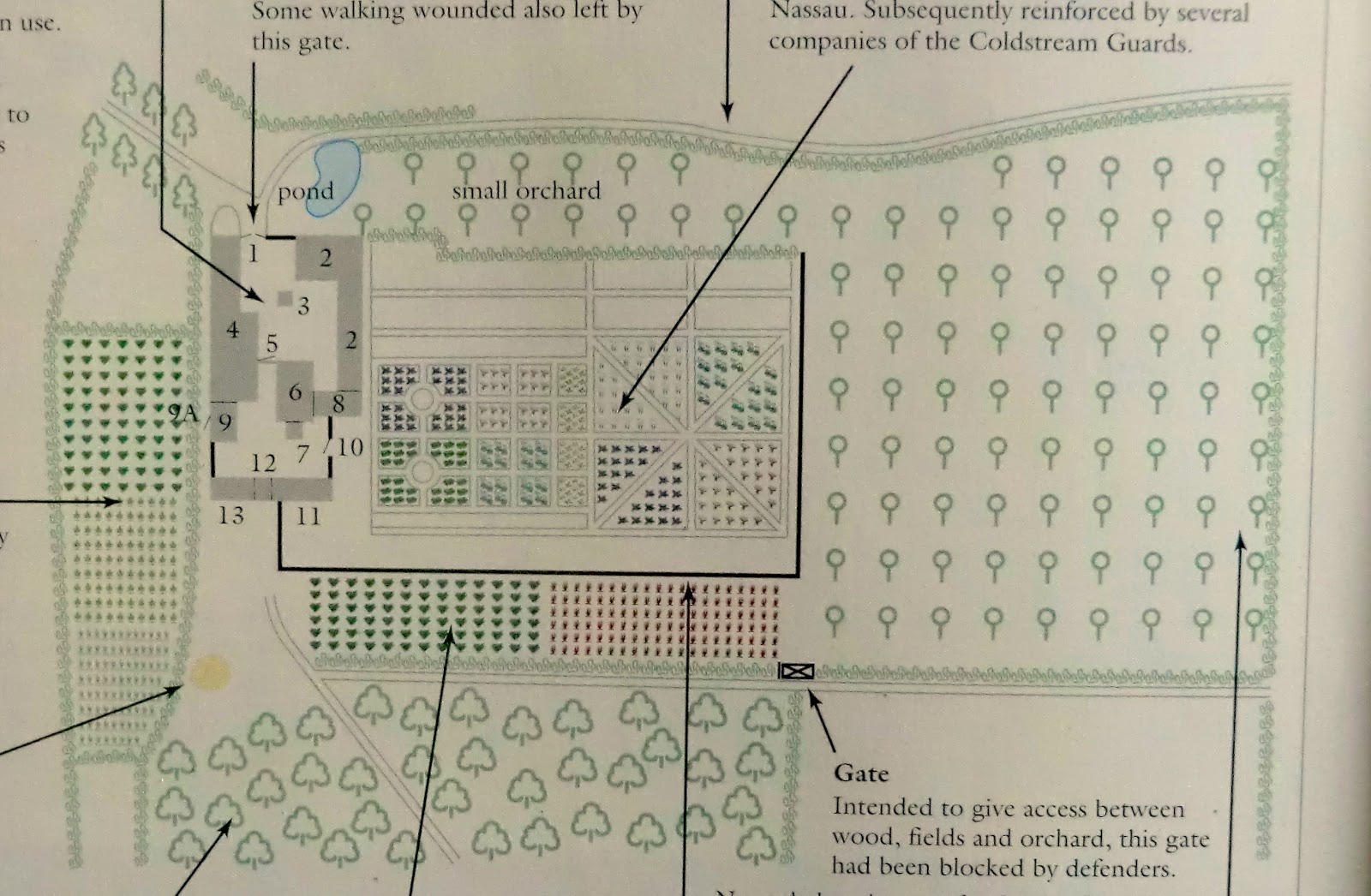 Not just old school wargaming: Hougoumont at 1:3 scale: How I made the ...