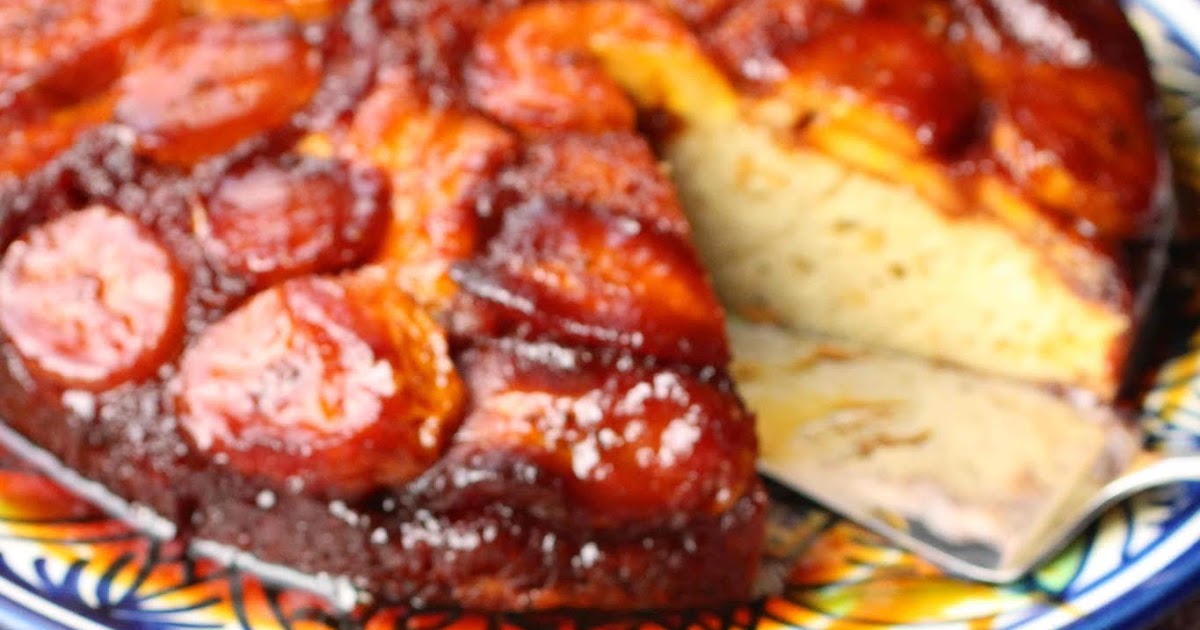 Un peu gay dans les coings...: Gâteau renversé à la banane plantain