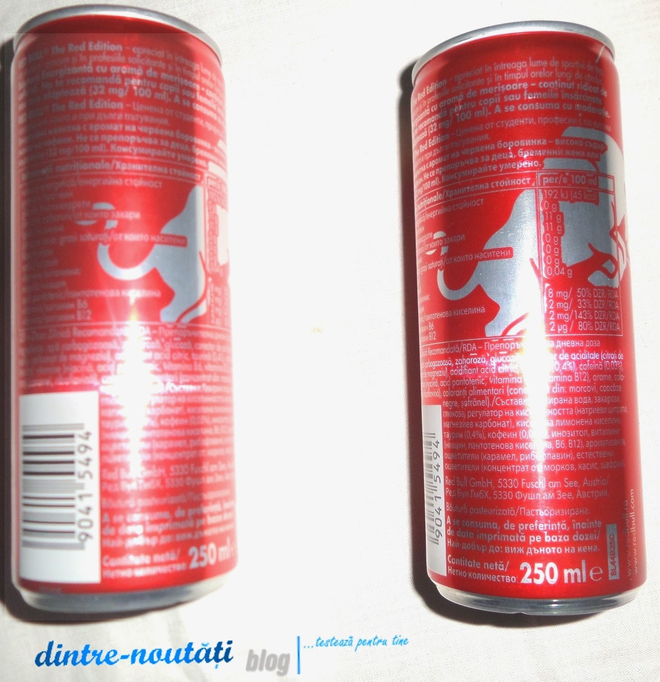 Red Bull THE RED EDITION CRANBERRY | D-Nblog. Păreri sincere despre ...