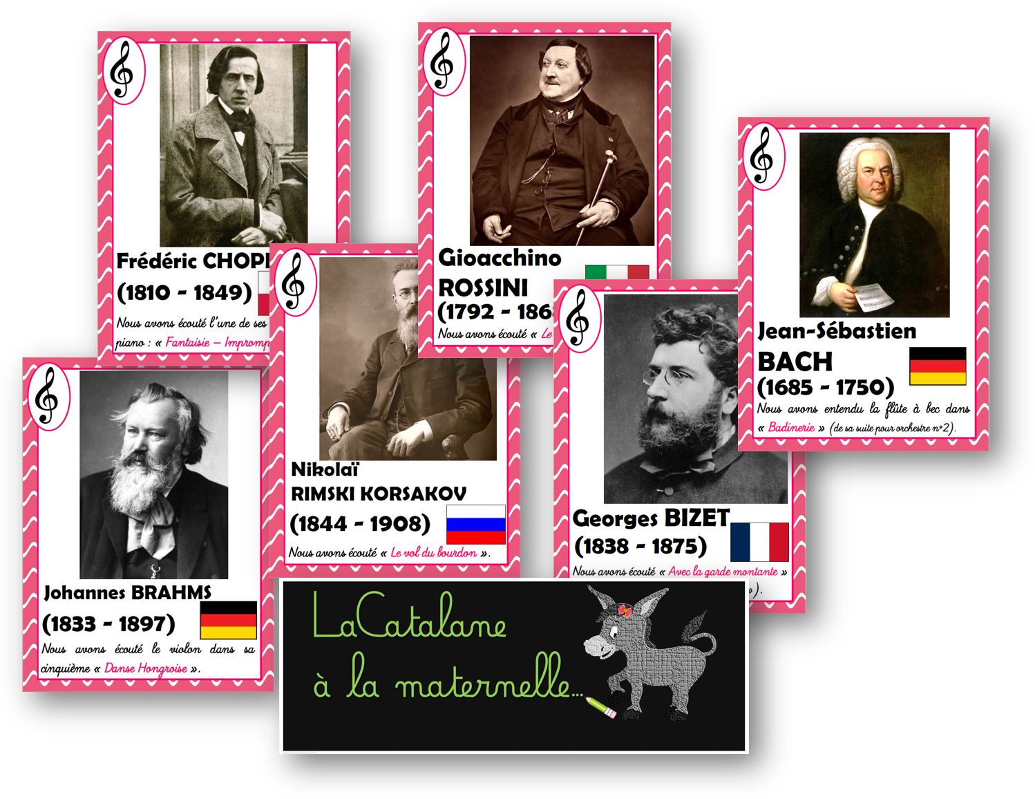 LaCatalane à la maternelle...: Ecoute musicale : les compositeurs (2)