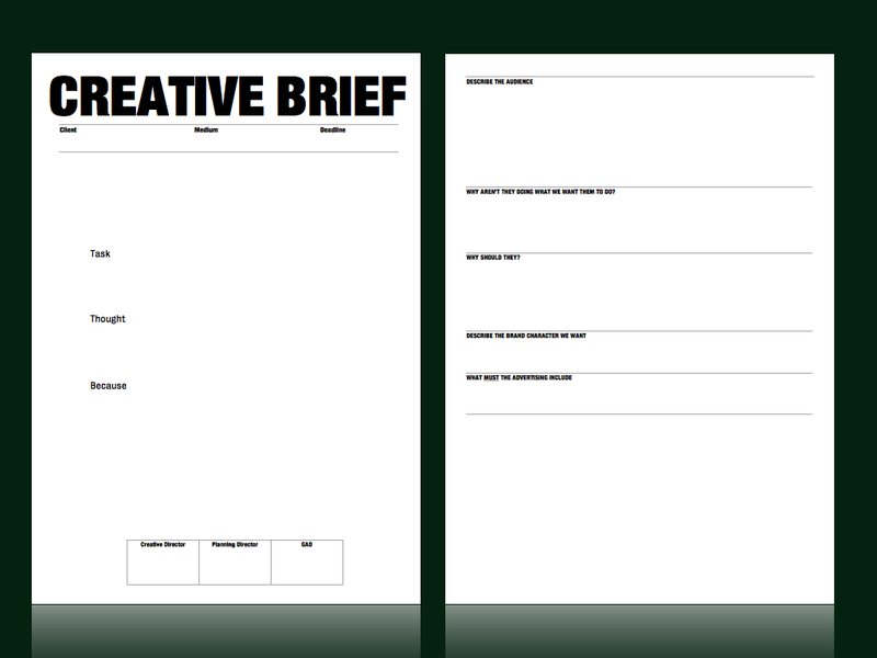 Copywriteritza: Brieful de creație