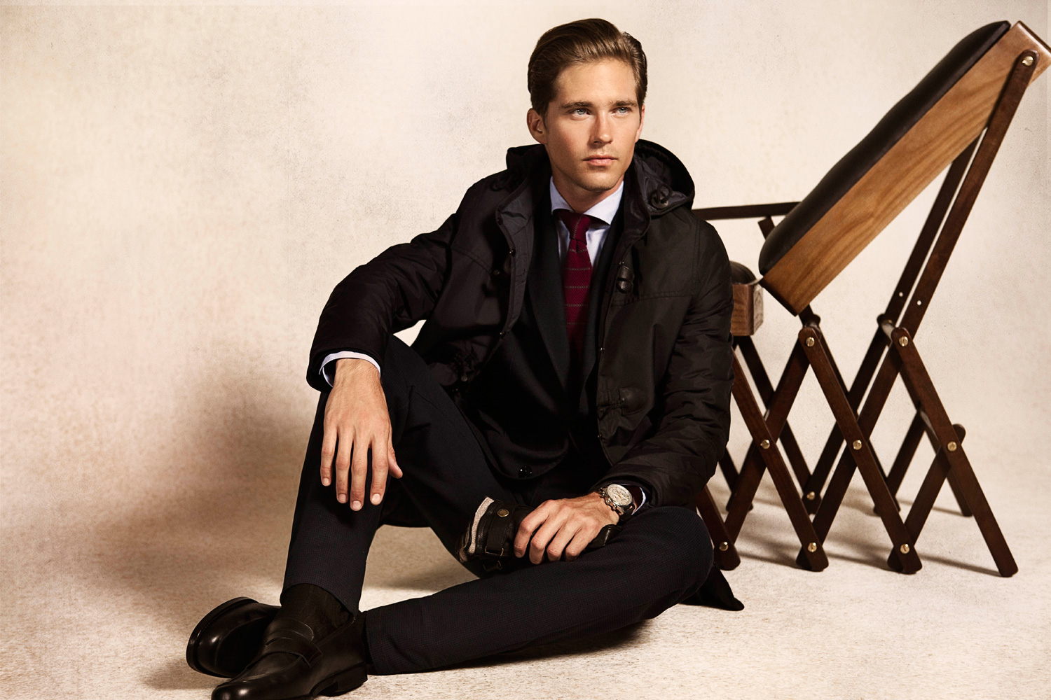 Madeleine Rose Yen: Simple Coat For Men's | Massimo Dutti September ...