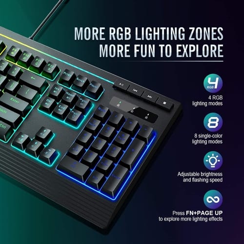Review PICTEK RGB Gaming Keyboard