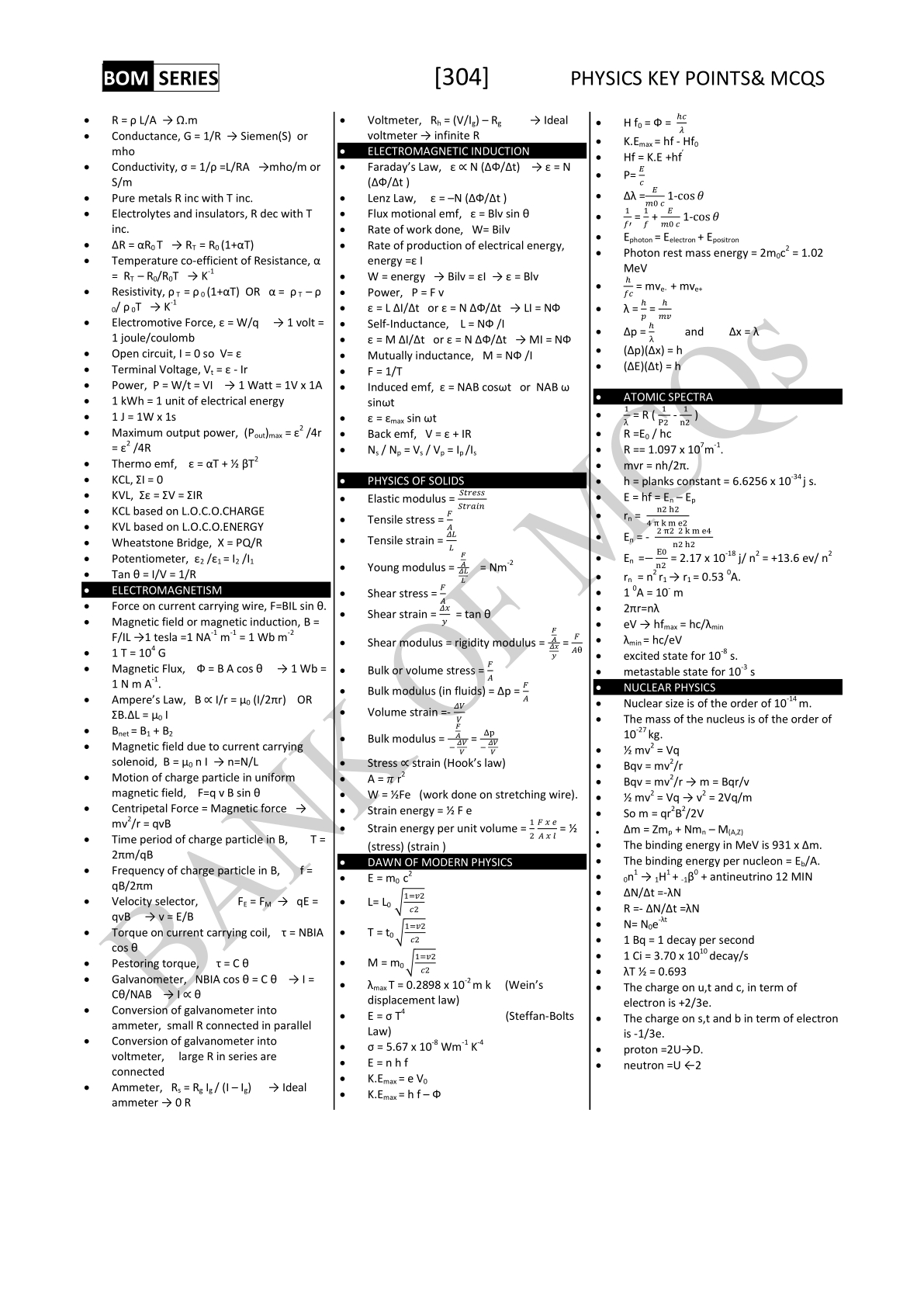 300 Physics formulas hd pics download free